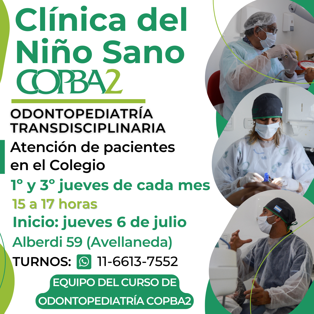 Clínica del Niño Sano COPBA2 - COPBA2 - Colegio de Odontologos de la Provincia de Buenos Aires ...